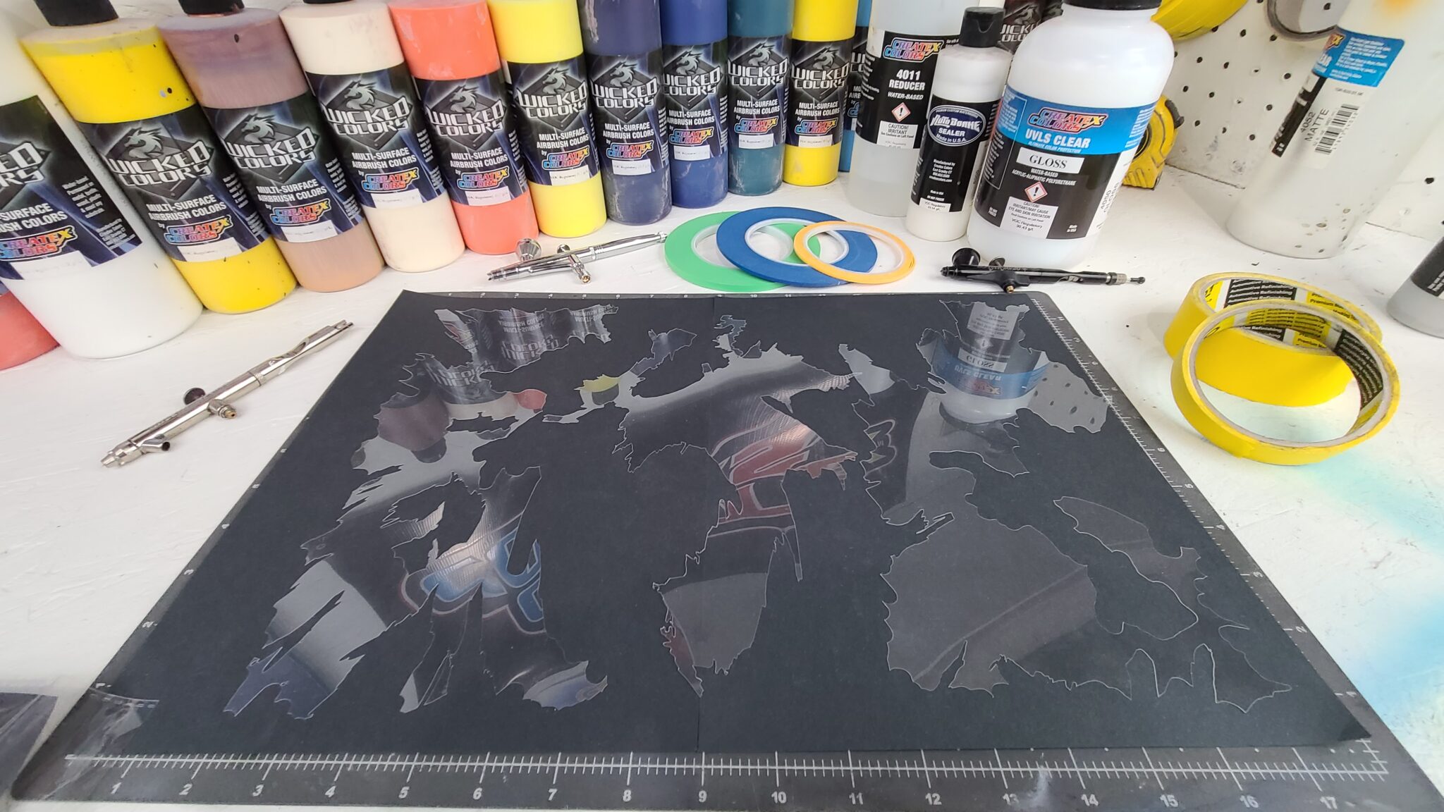 Gearhead Stencil Kit – Mike’s Brush