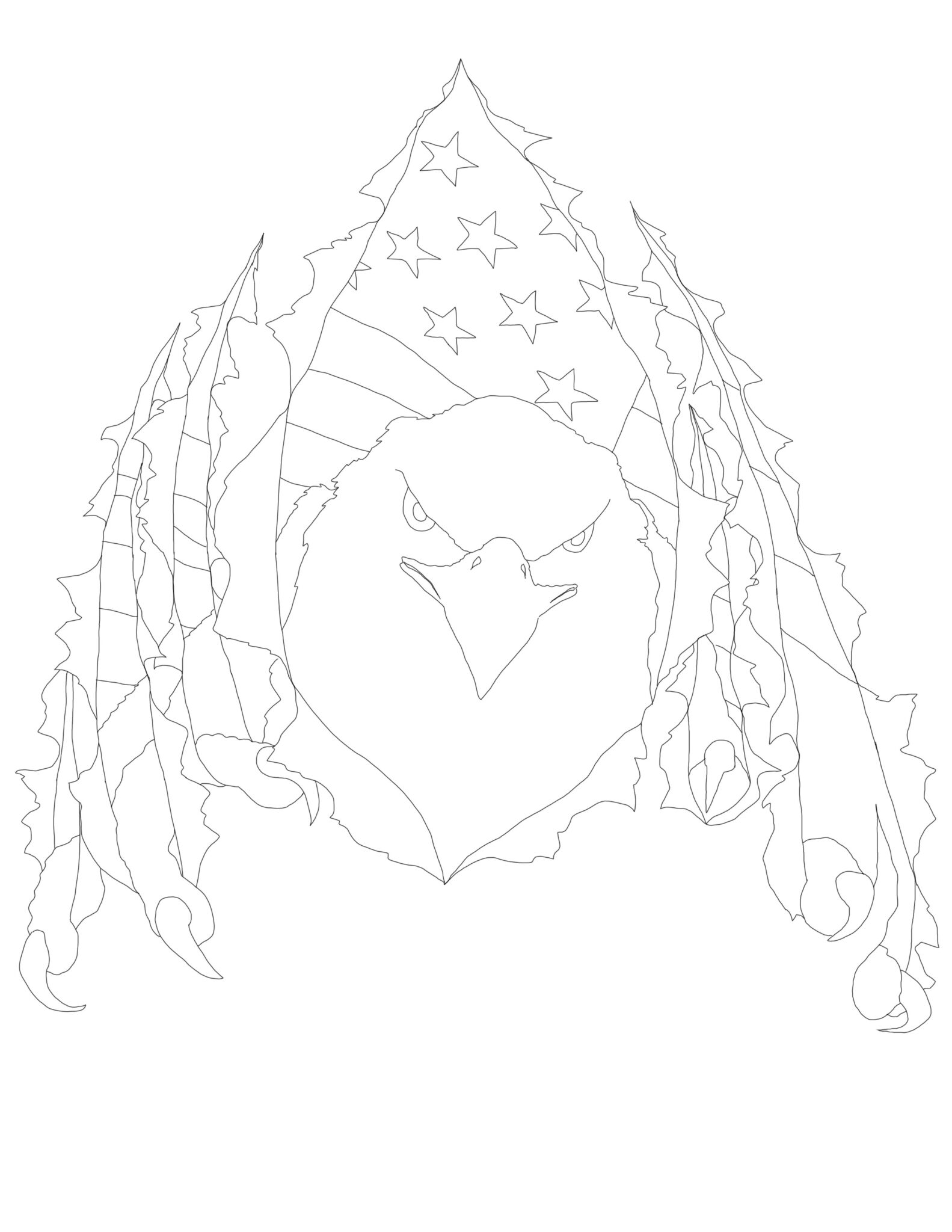 How to Airbrush Ripped Eagle – Mike's Airbrush