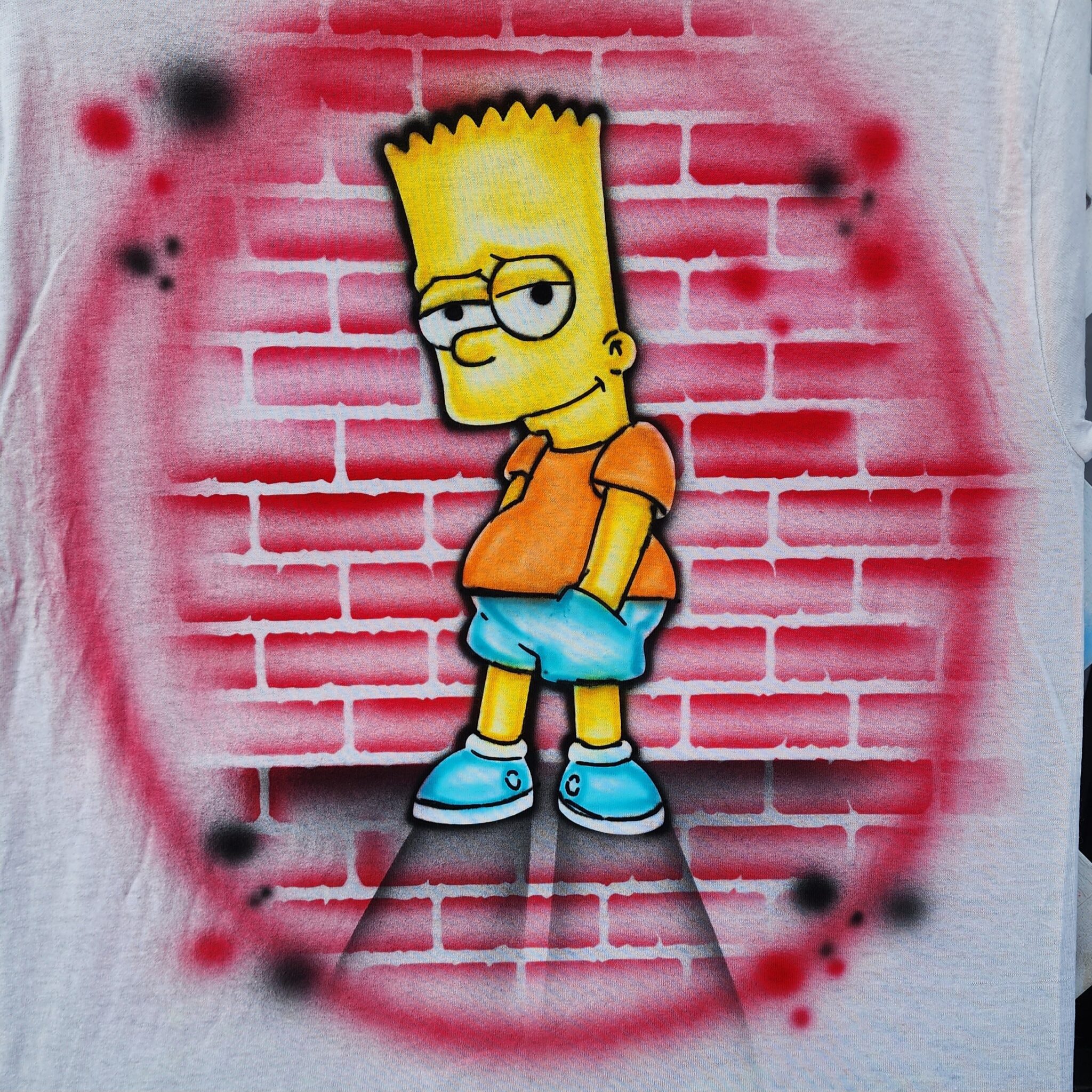 Bart Simps Shirt Stencil – Mike’s Airbrush