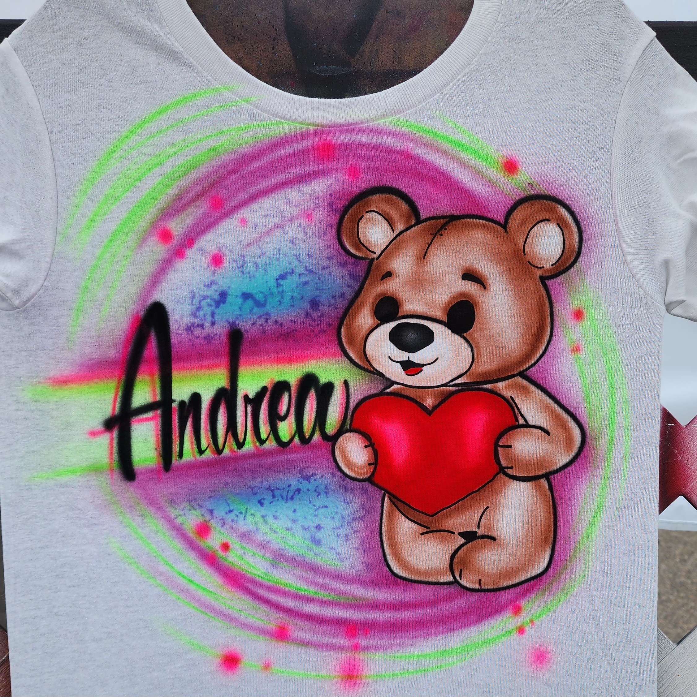 Teddy Bear T-Shirt – Mike's Airbrush