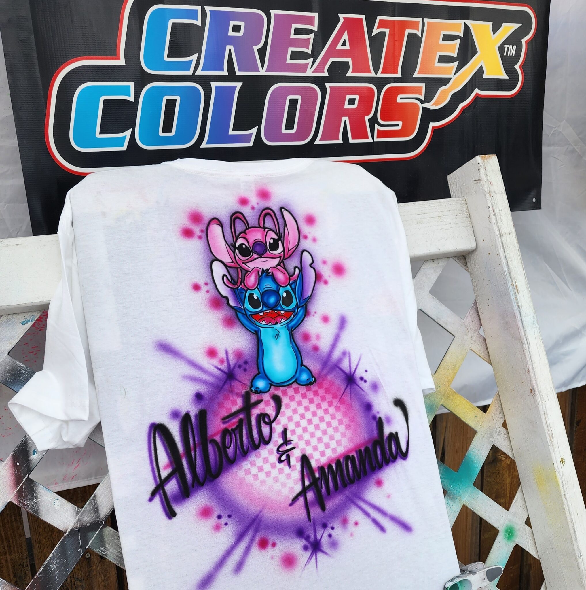 Stitch Love Shirt Stencil – Mike's Airbrush